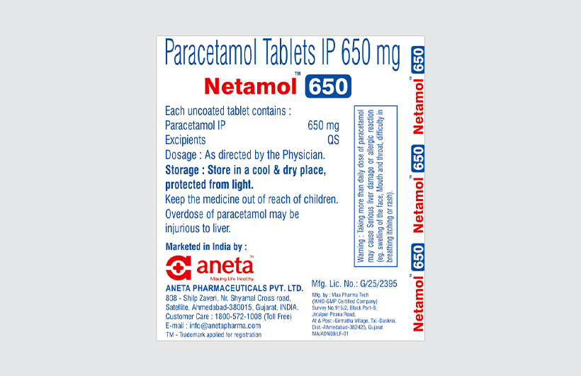 NETAMOL 650 - Aneta Pharma